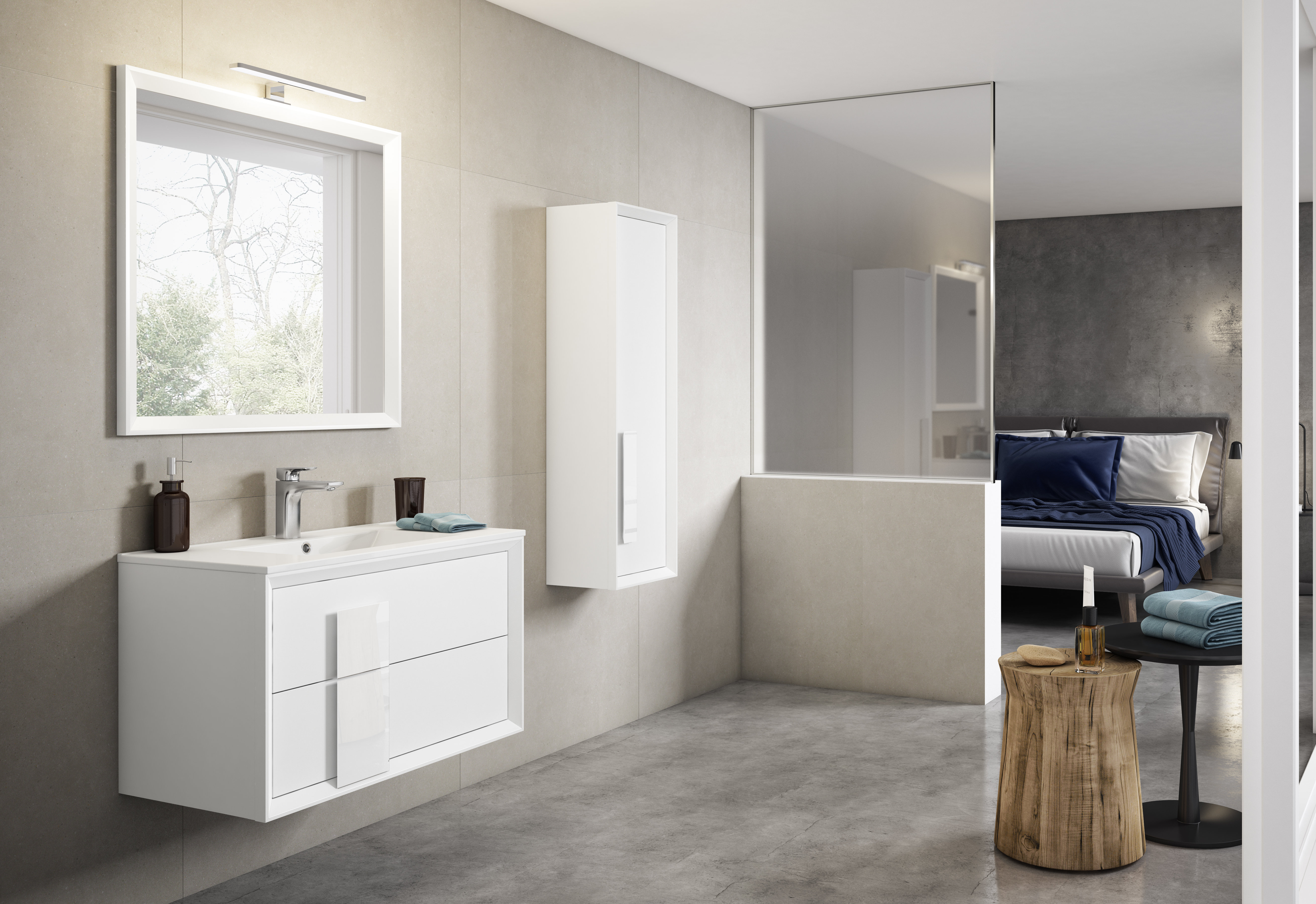 Orren Ellis Ensemble de meuble-lavabo simple mural 40 po Zak - Wayfair ...