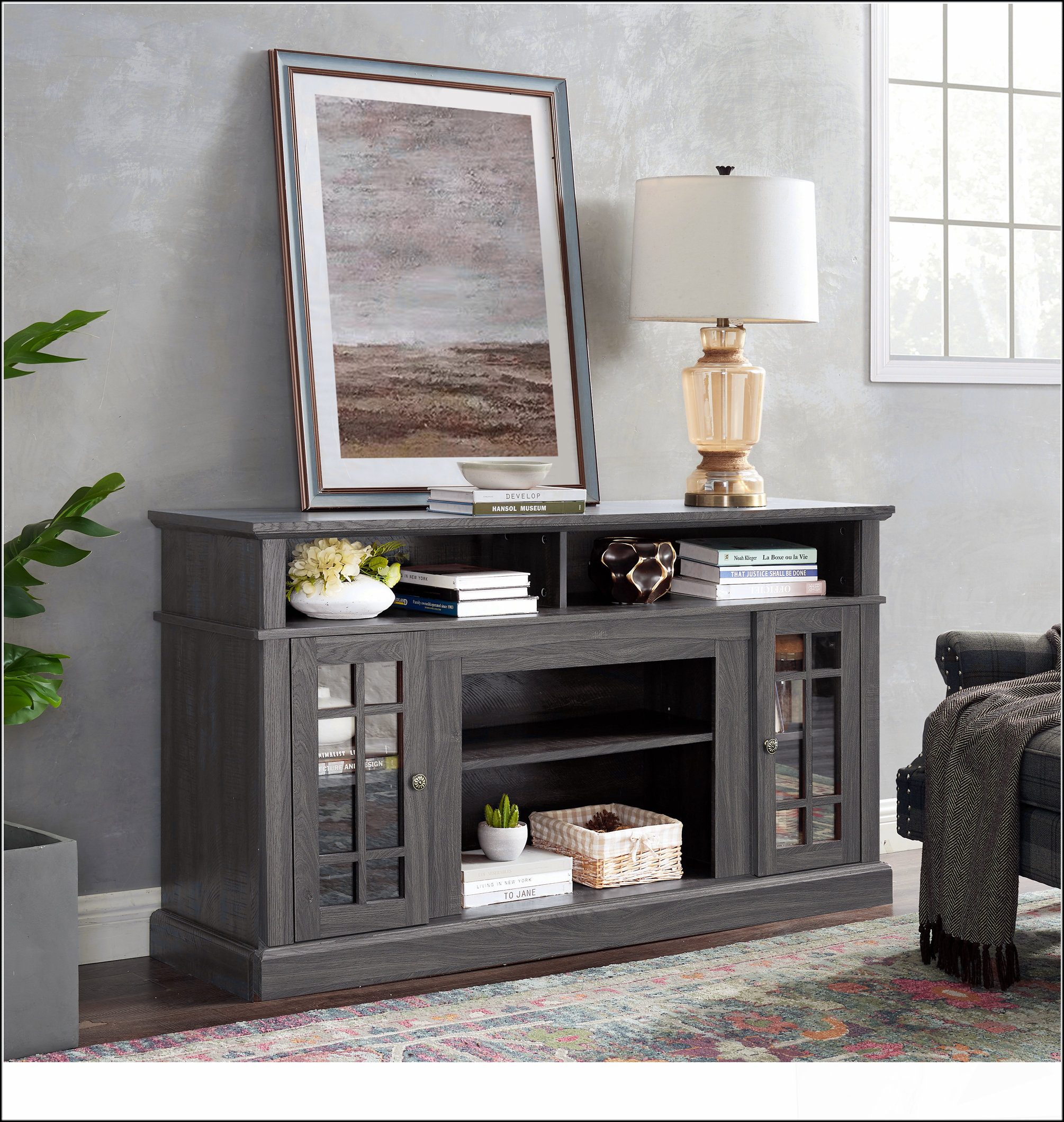 Lark Manor™ Classic TV Media Stand Modern Entertainment Console for TV ...