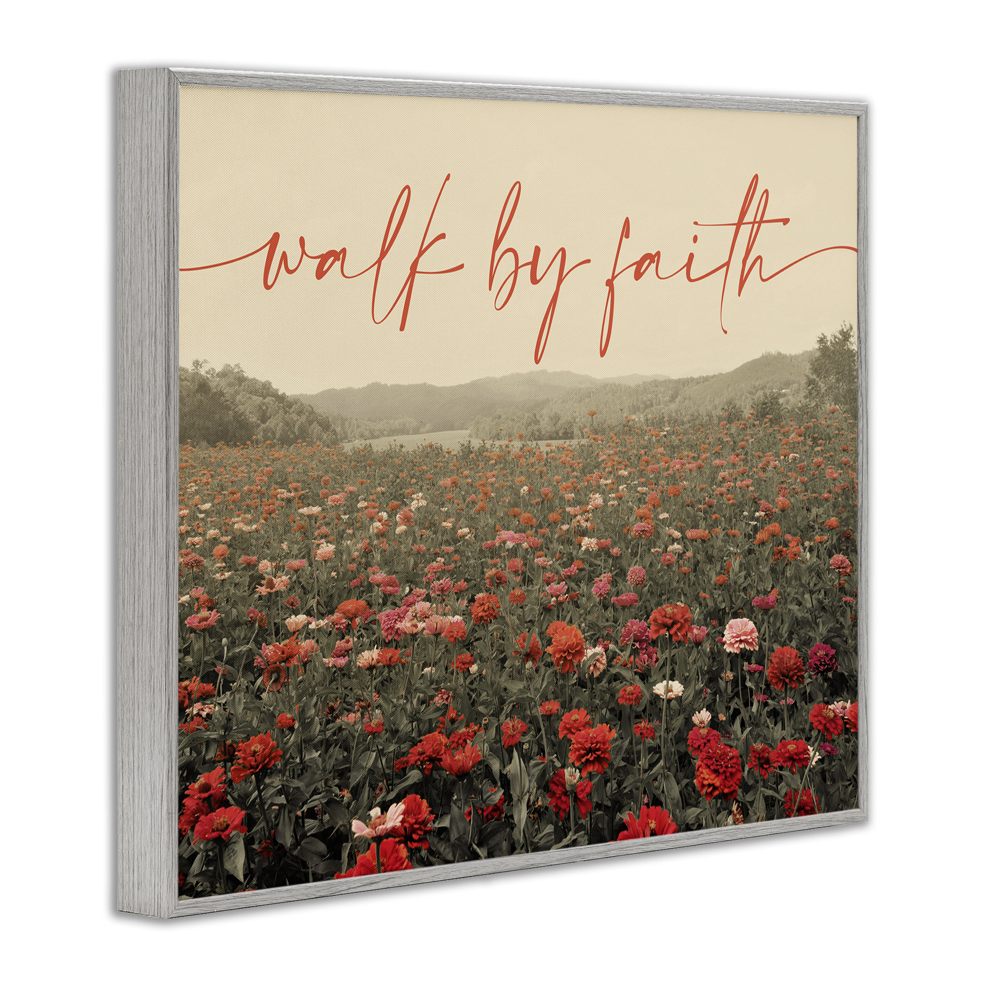 Ophelia & Co. Walk By Faith Garden Framed Giclee, design by GAIL PECK ...