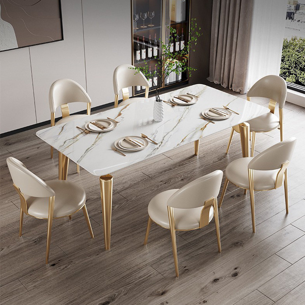 Pakloer Luxury modern simple creative dining table sets | Wayfair