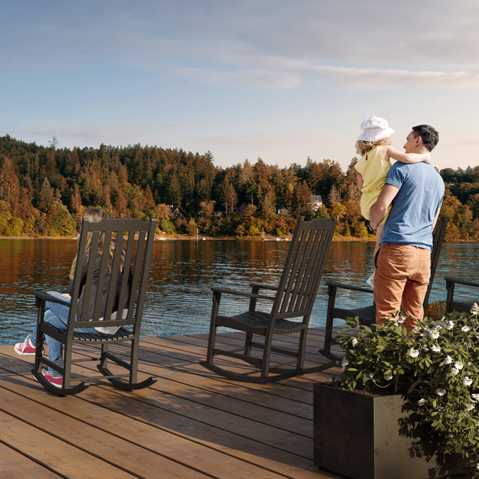 Frontera Americana Resort Solid Wood Rocking Chair & Reviews | Wayfair