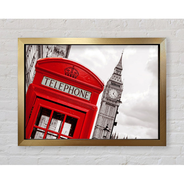 Bright Star Big Ben Phone Box - Single Picture Frame Art Prints ...
