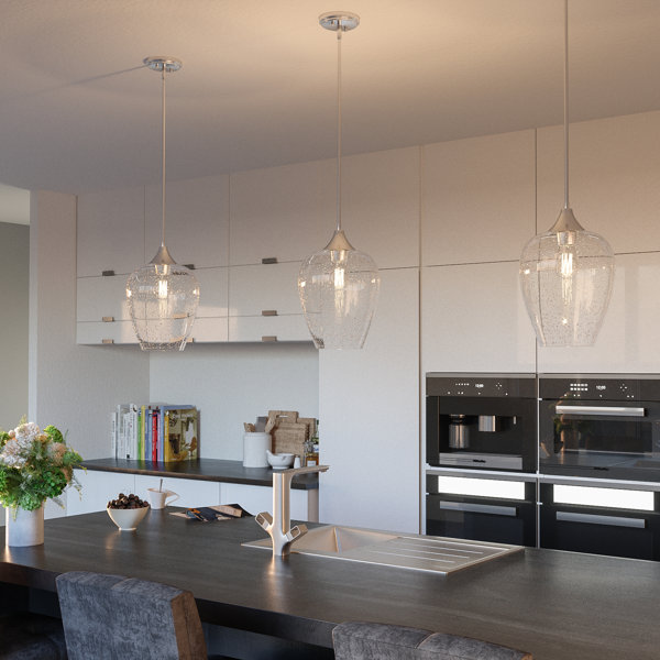 Beachcrest Home™ Shropshire 1 - Light Single Dome Pendant & Reviews ...