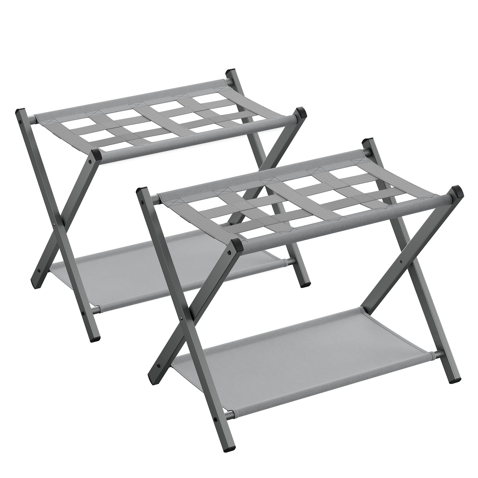 Rainbow Home Folding Metal Luggage Rack | Wayfair