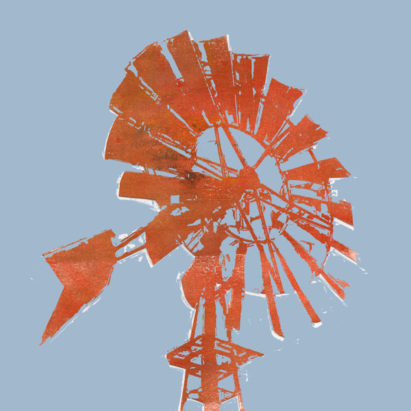 Ebern Designs Rusty Windmill I by Jacob Green | Wayfair