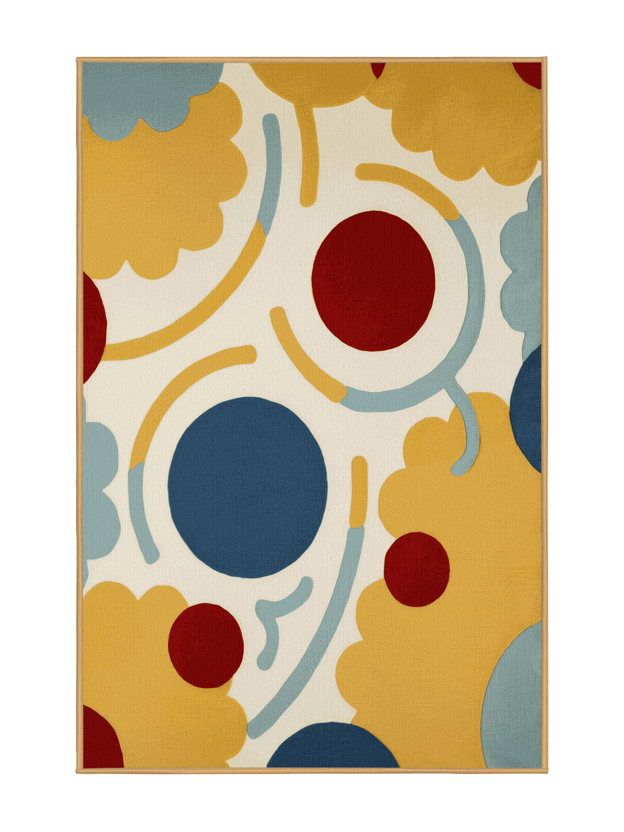 Wrought Studio™ Breezy Prime Orbit Rug | Wayfair