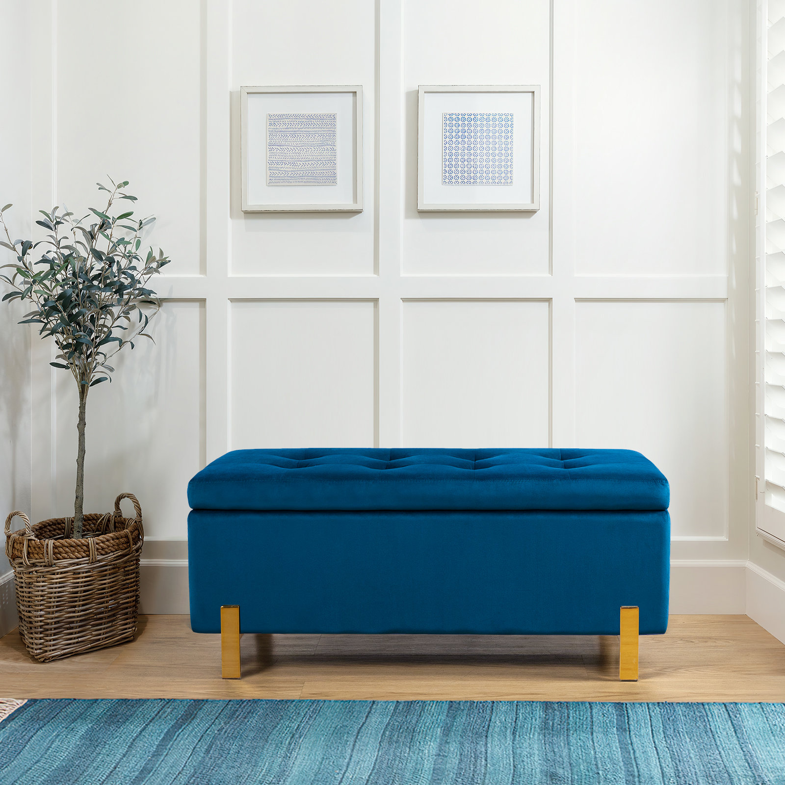 Mercer41 Flip Top Storage Bench & Reviews | Wayfair
