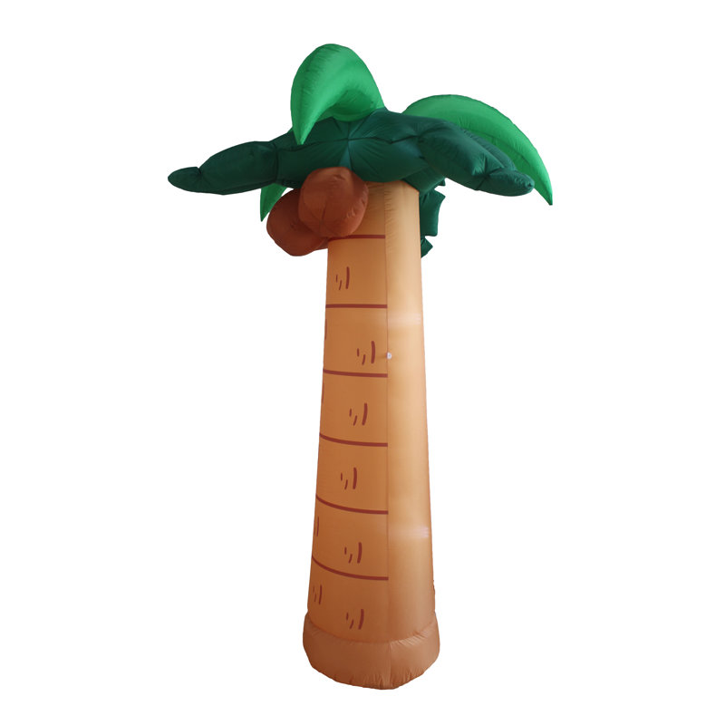 Bayou Breeze 8 Foot Tall Jumbo Summer Party Inflatable Palm Tree with ...