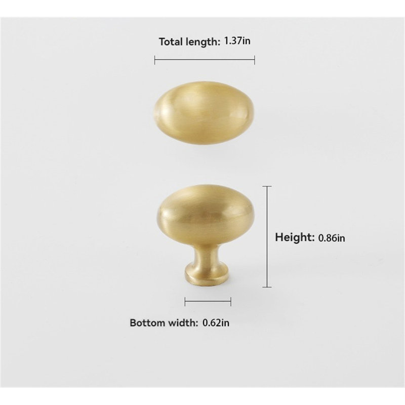 LIYONG 1.37" Diameter Circle Knob Multipack | Wayfair