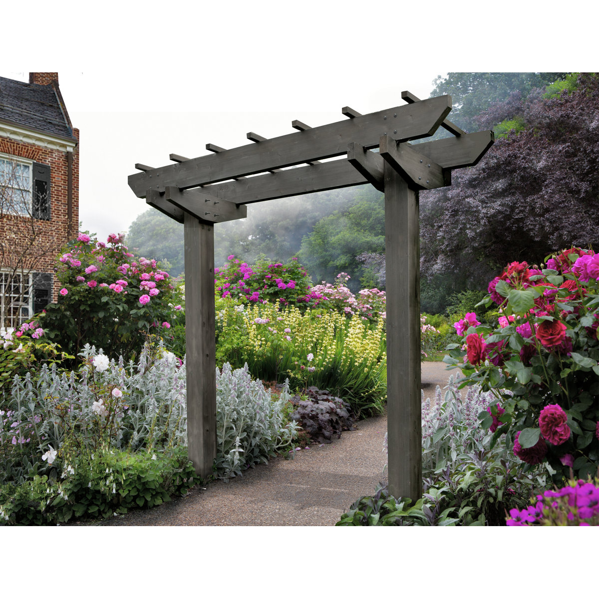 Vita Wildwood 2-Post Wood Arbor & Reviews | Wayfair
