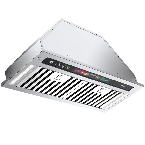 ANGUS GENE INC 900 Cubic Feet Per Minute Convertible Insert Range Hood ...