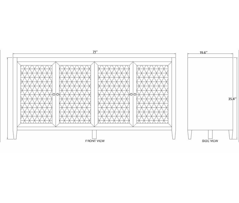 Beachcrest Home™ Alrick Modern Sideboard & Reviews | Wayfair