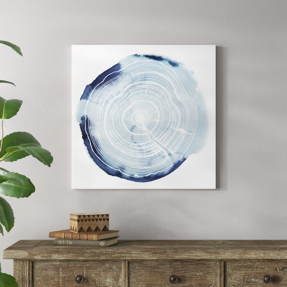 Millwood Pines 'Tree Ring Overlay III' by Grace Popp - Wrapped Canvas ...