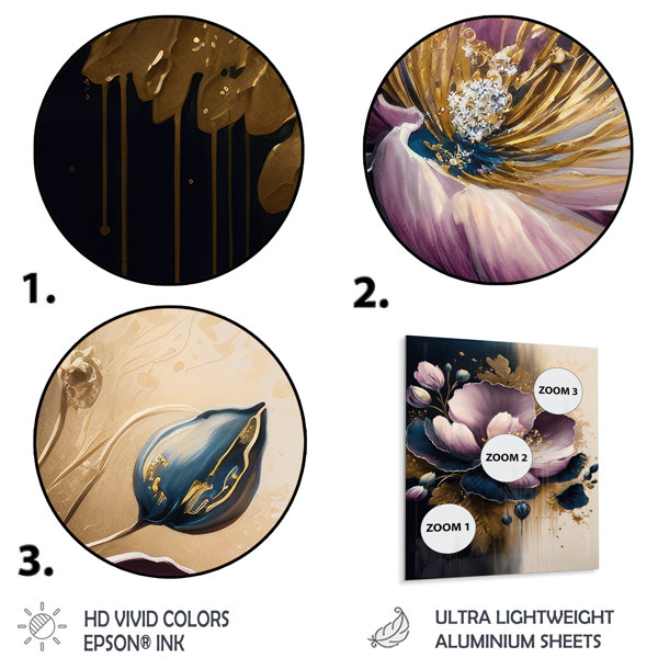 Red Barrel Studio® Deep Pink And Blue Crocus Flower III - Floral ...