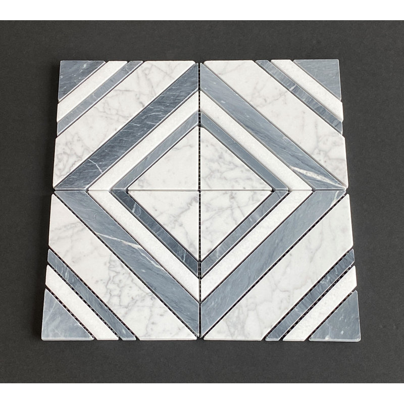 ES Stone Marble Grid Mosaic Wall Tile | Wayfair
