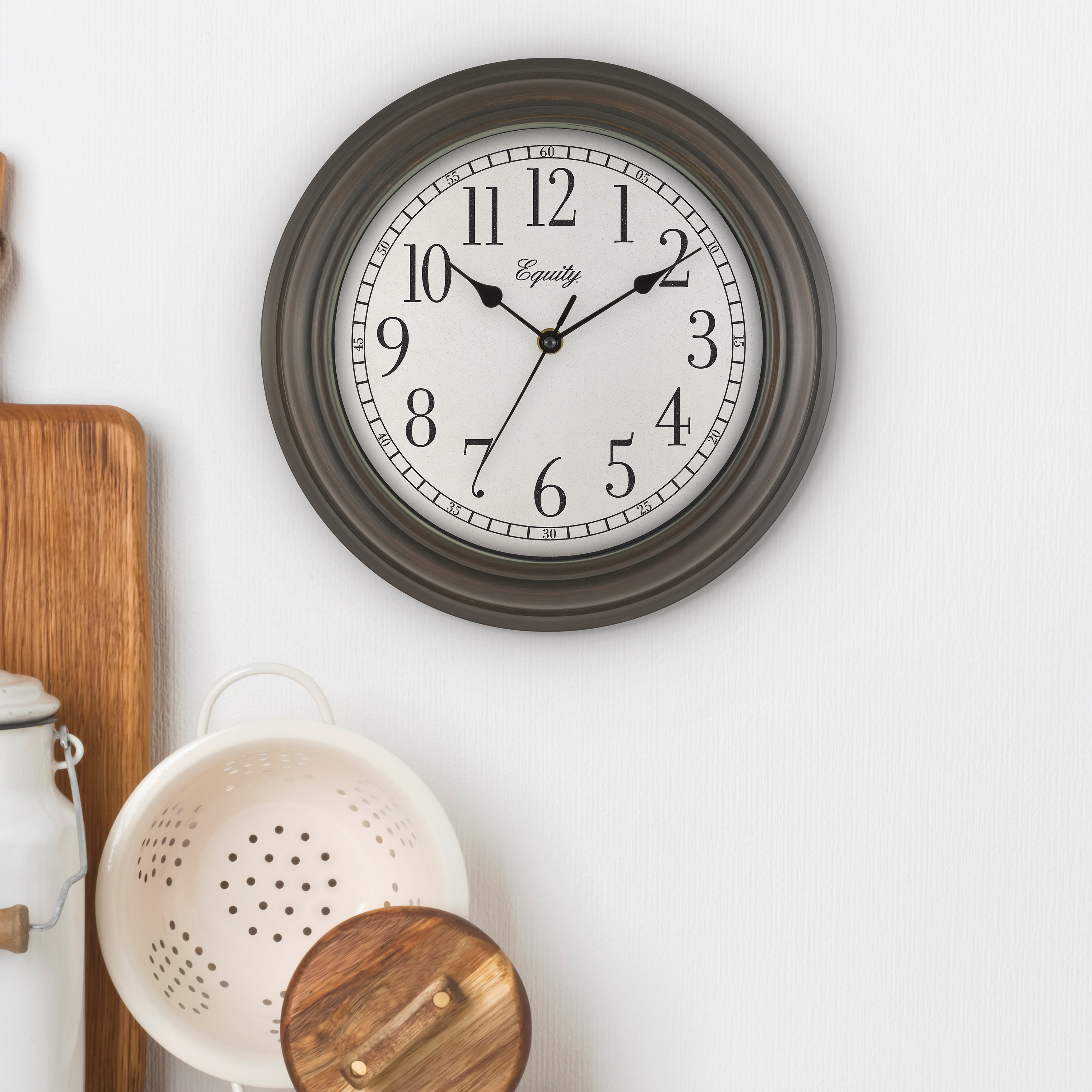 Ophelia & Co. Equity 12 Inch Cora Quartz Analog Wall Clock | Wayfair