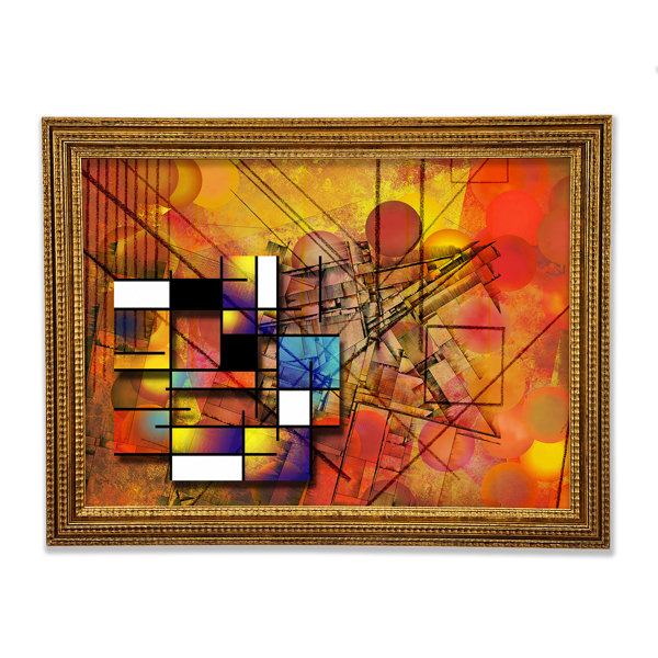 Bright Star Cubism Rainbow - Single Picture Frame Art Prints | Wayfair ...