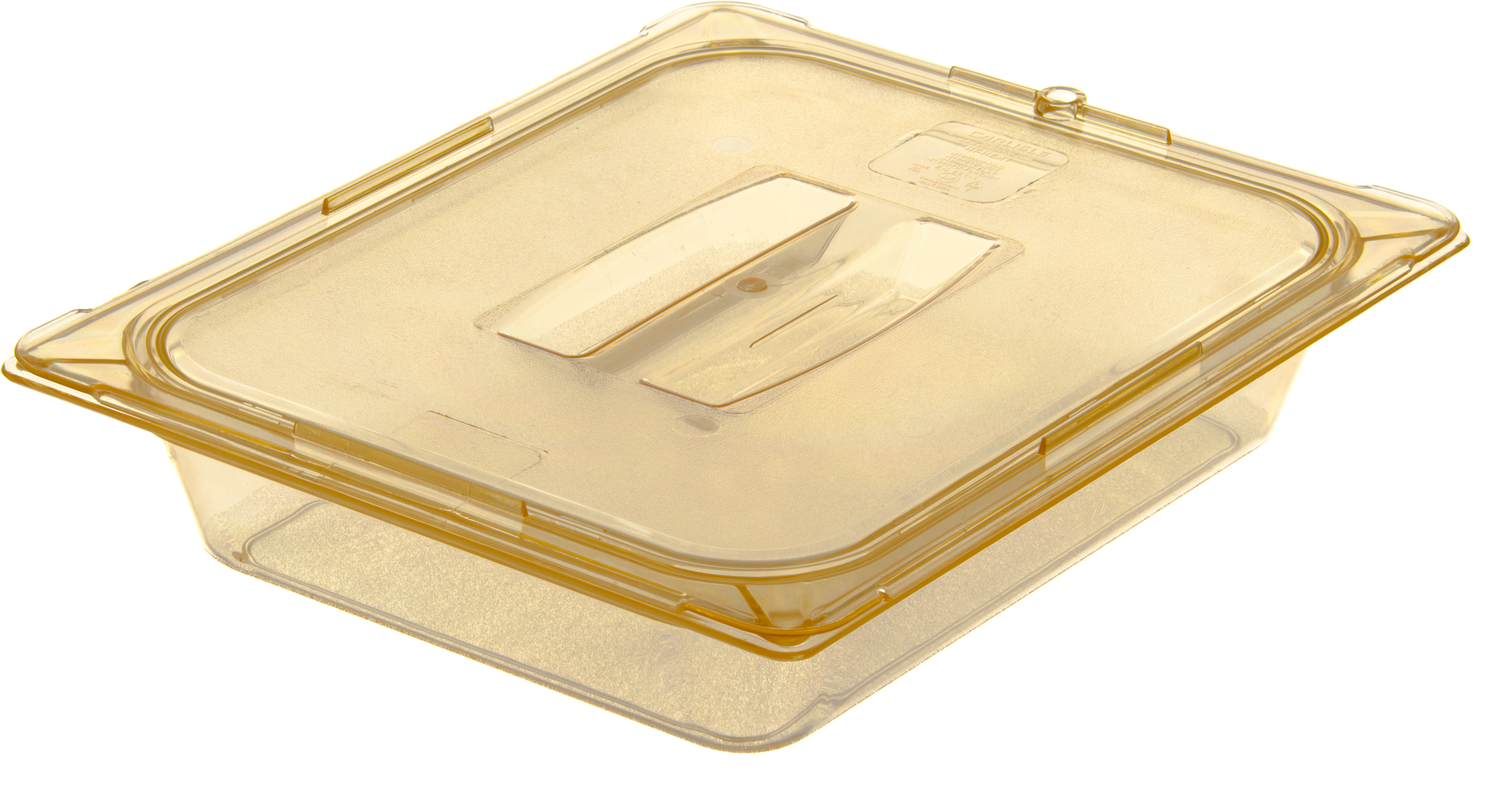 Carlisle Food Service Products Universal™ Yellow Rectangle Plastic Lid ...