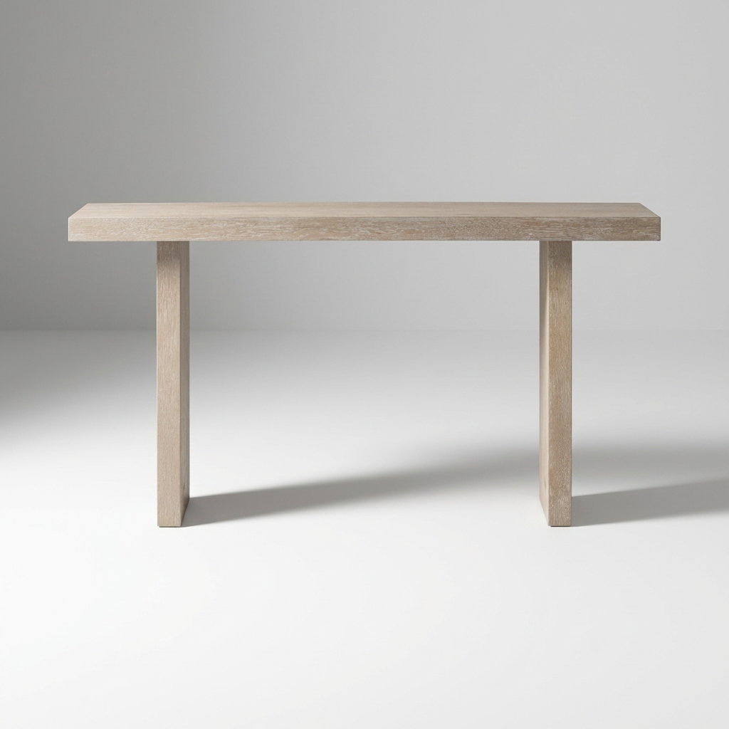 Latitude Run® Uniquely Designed Console Table with Distinctive Side ...