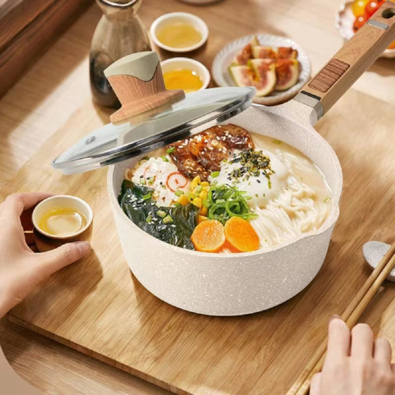 caannasweis 10 Piece Cookware Sets Granite Stone Cookware Pot Large ...