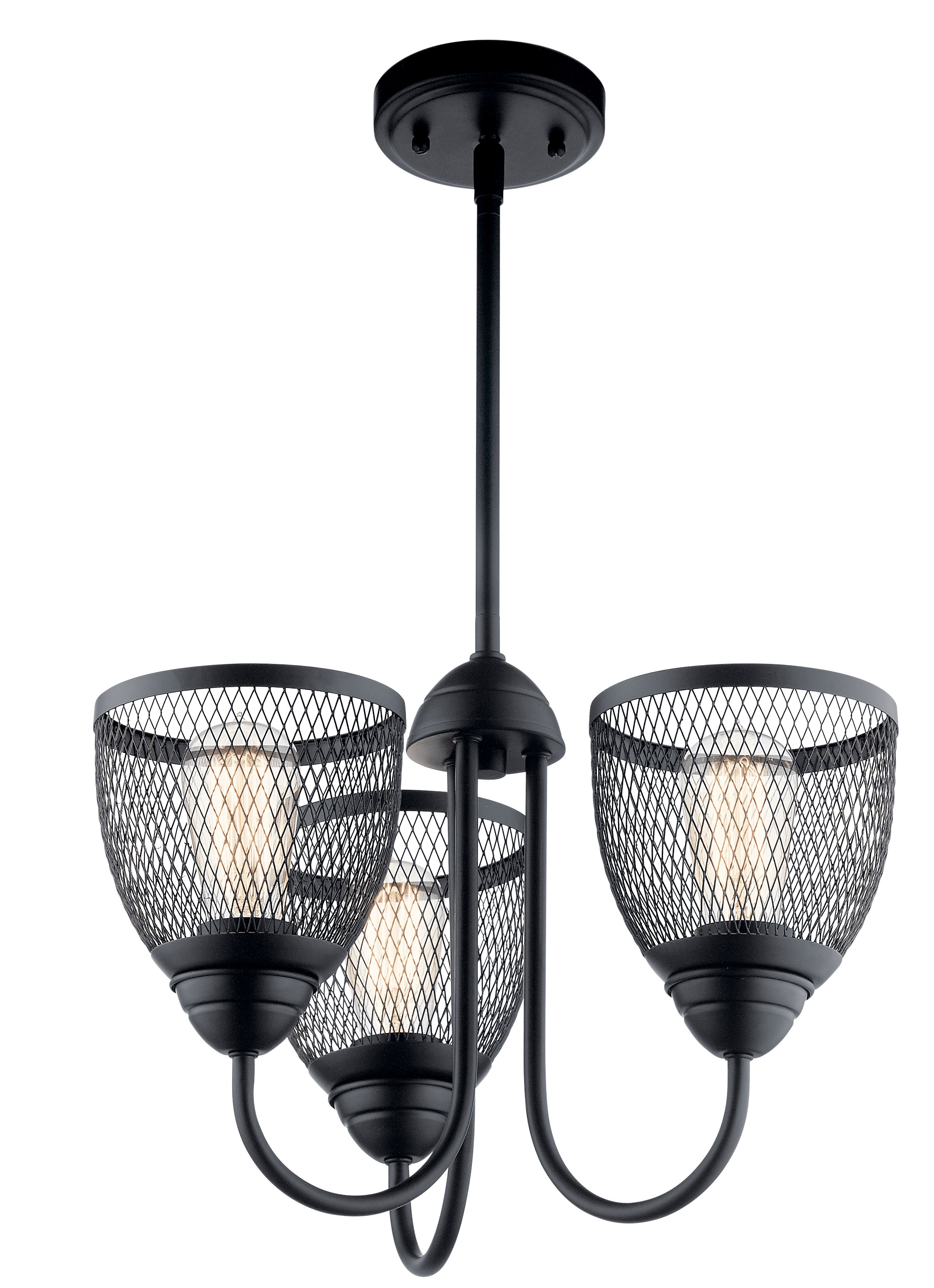 DecorbyHannah Voclain 3 - Light Shaded Classic Chandelier - Wayfair Canada