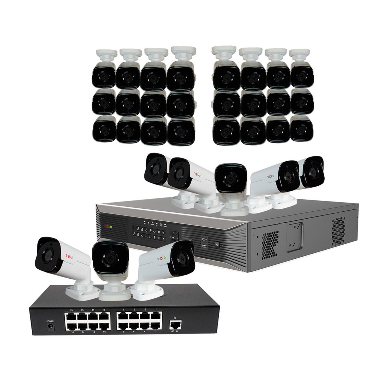 Home Imports Emporium Home Imports Surveillance System 32 Channel NVR ...