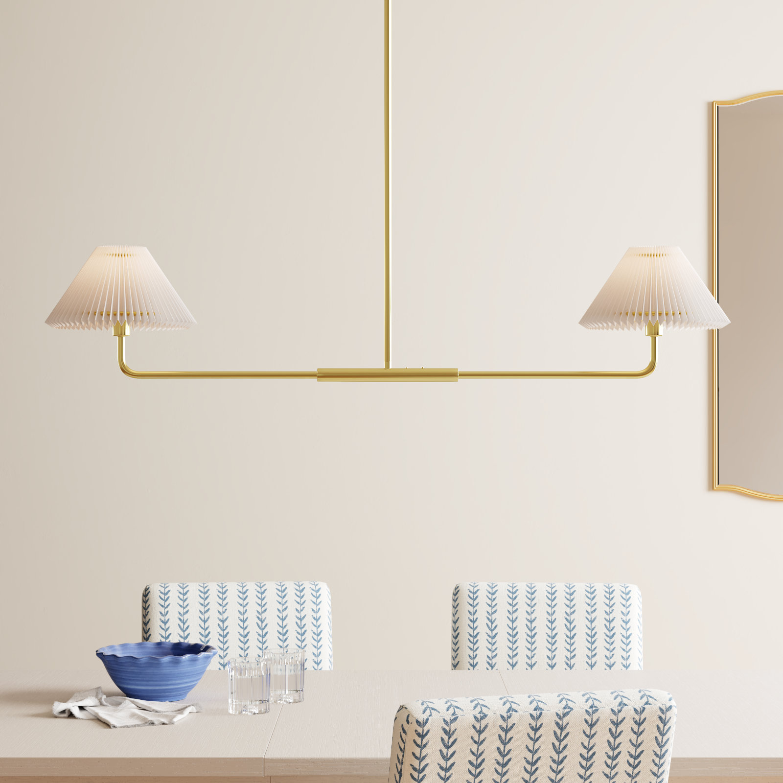 Birch Lane™ Pearson 2 - Light Unique Modern Linear Chandelier & Reviews ...