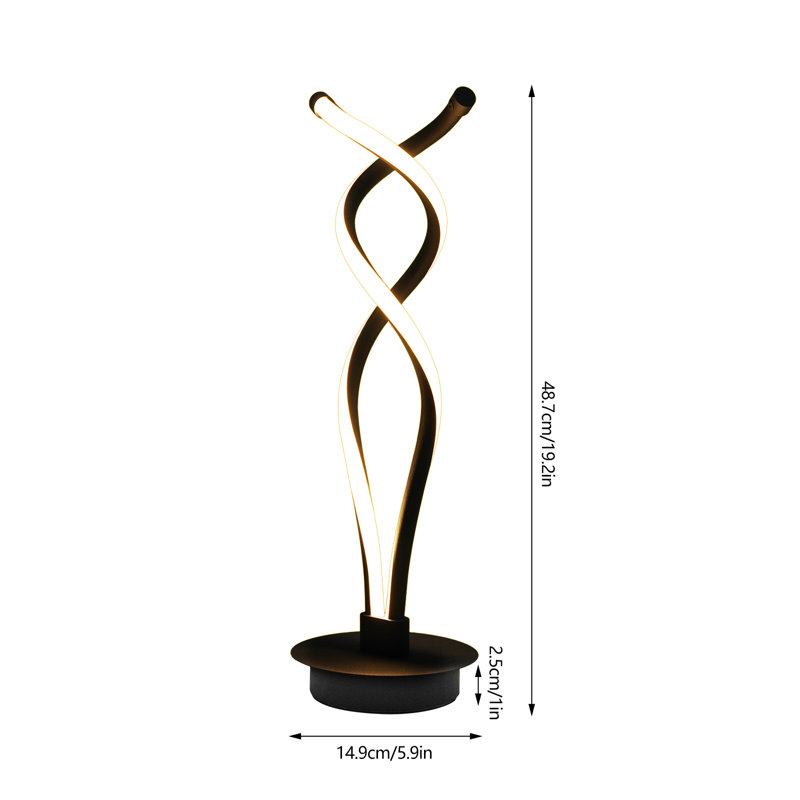 Orren Ellis Merrik Metal Novelty Lamp Desk Lamp & Reviews | Wayfair