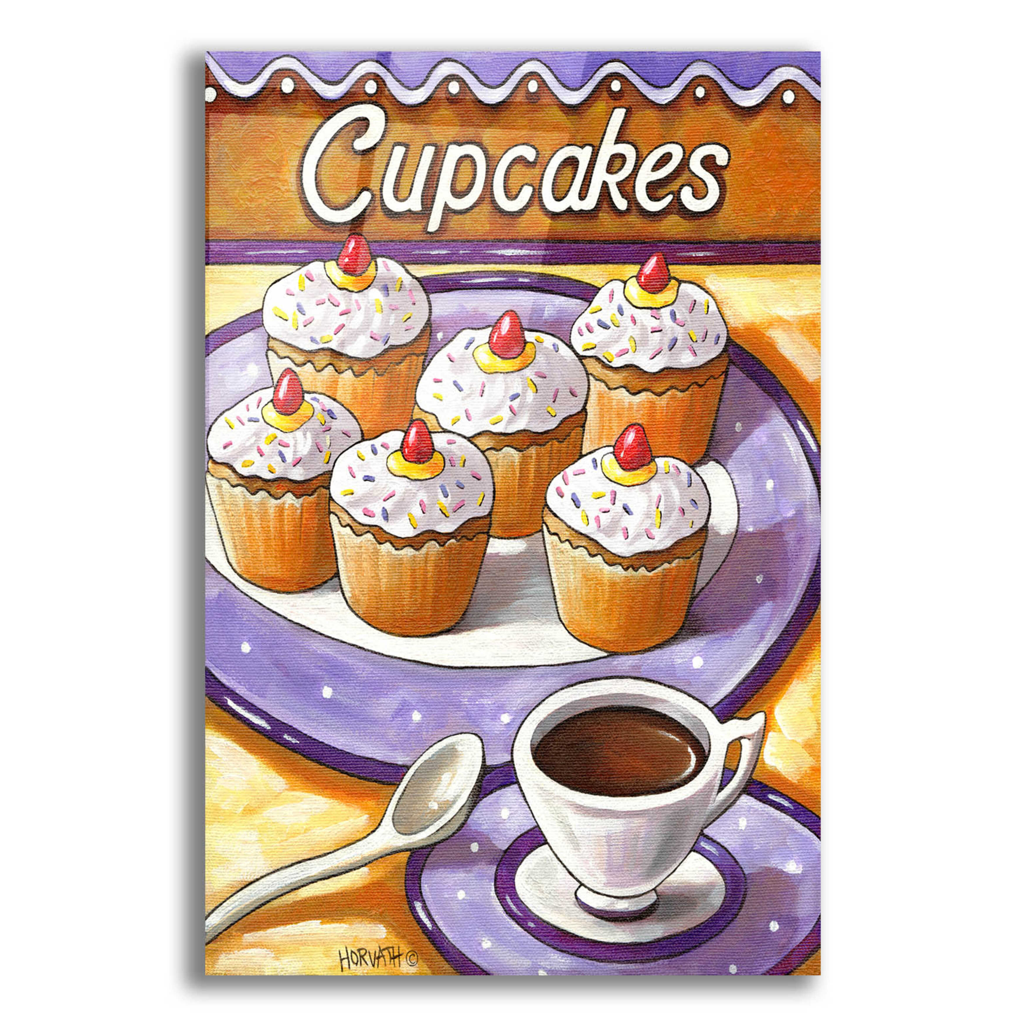 Red Barrel Studio® Cupcakes by Cathy Horvath-Buchanan - Unframed Print ...
