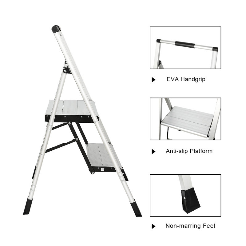 WFX Utility™ Neelyville 2 - Step Aluminum Lightweight Folding Step ...