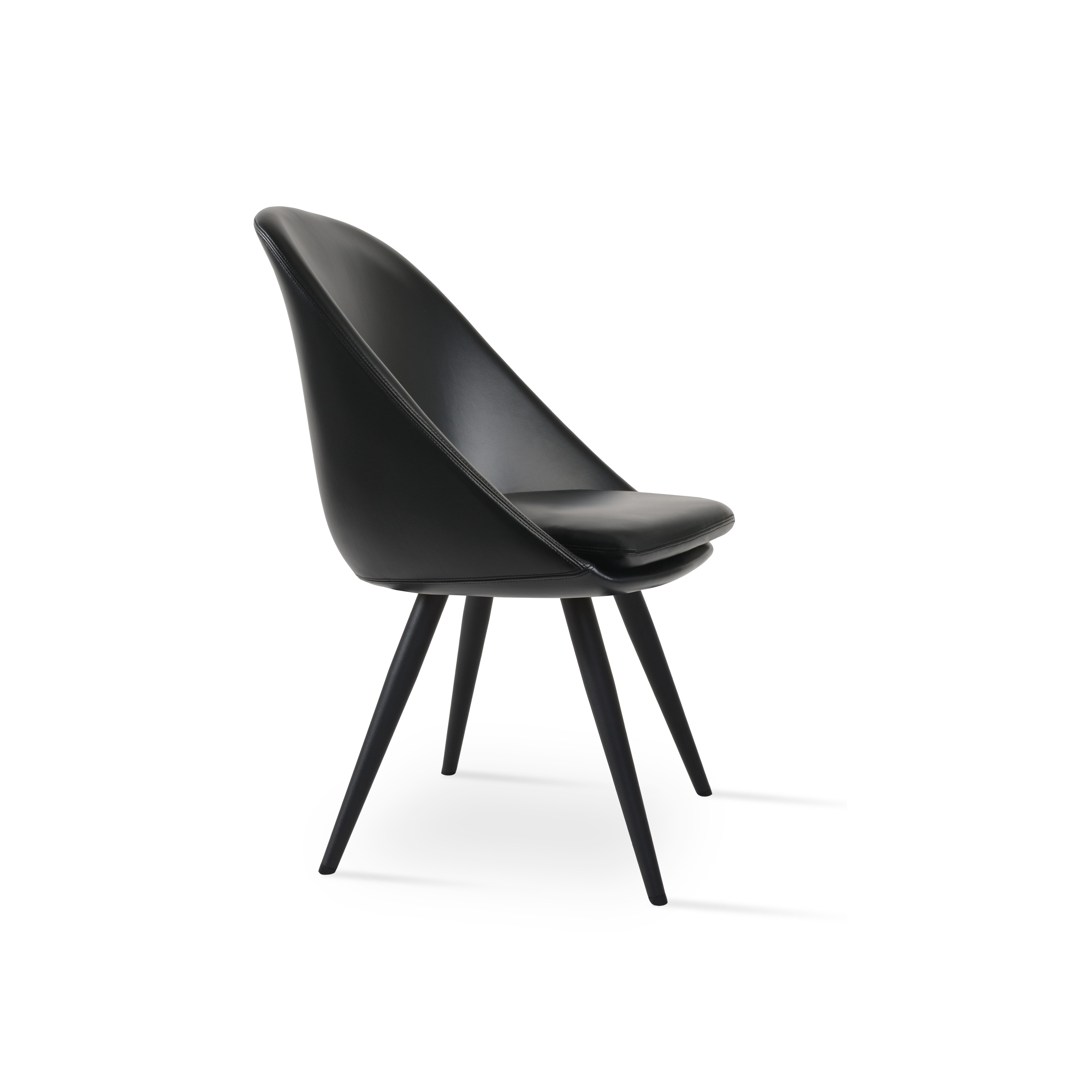 sohoConcept Avanos Star Side Chair in Black - Wayfair Canada