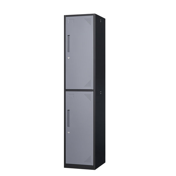 Letaya 15 Inch Wide Storage Lockers Cabinet With 2 Doors And Keys For ...