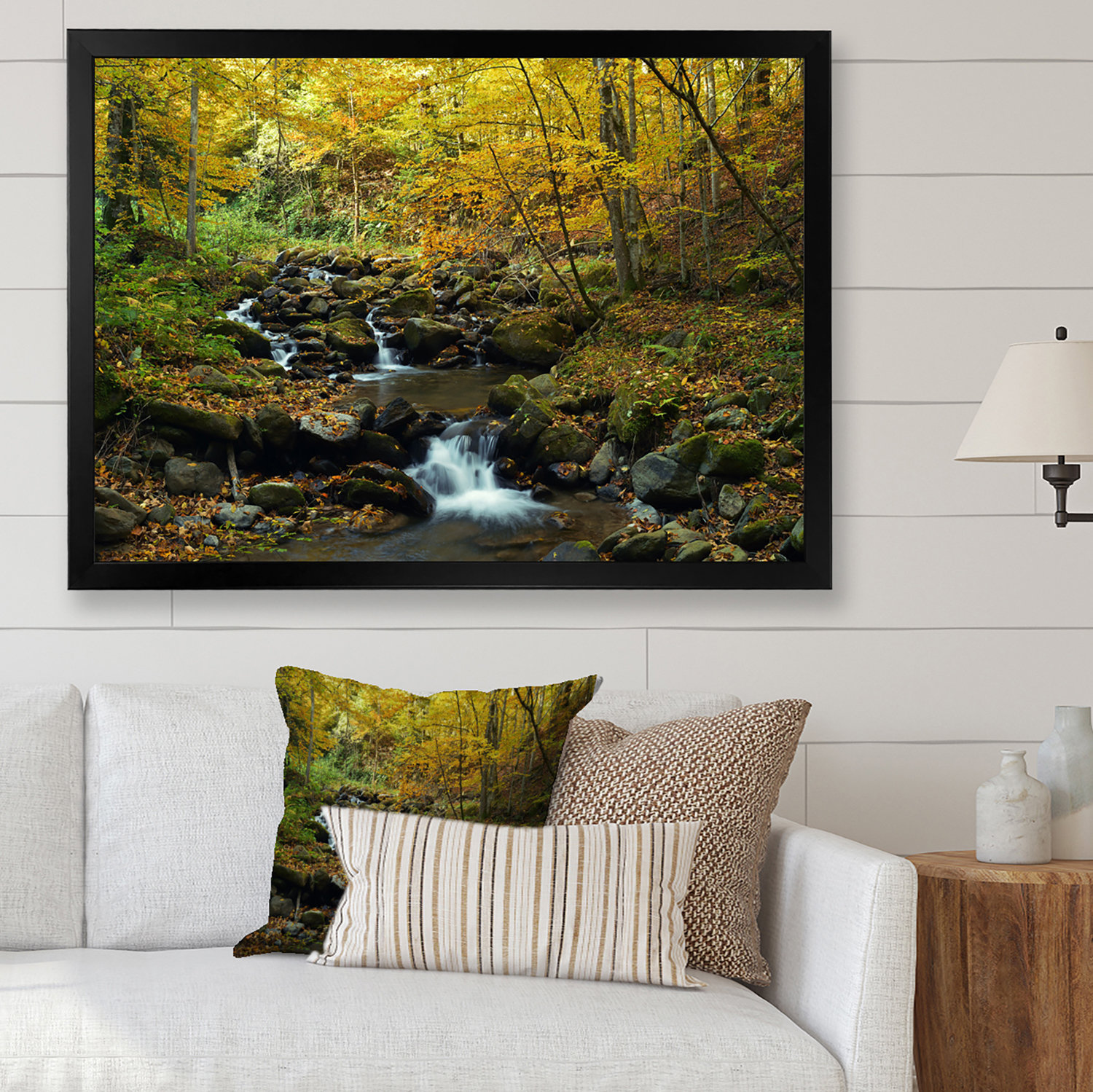Millwood Pines Beautiful Summer Forest Waterfall III - Traditional ...