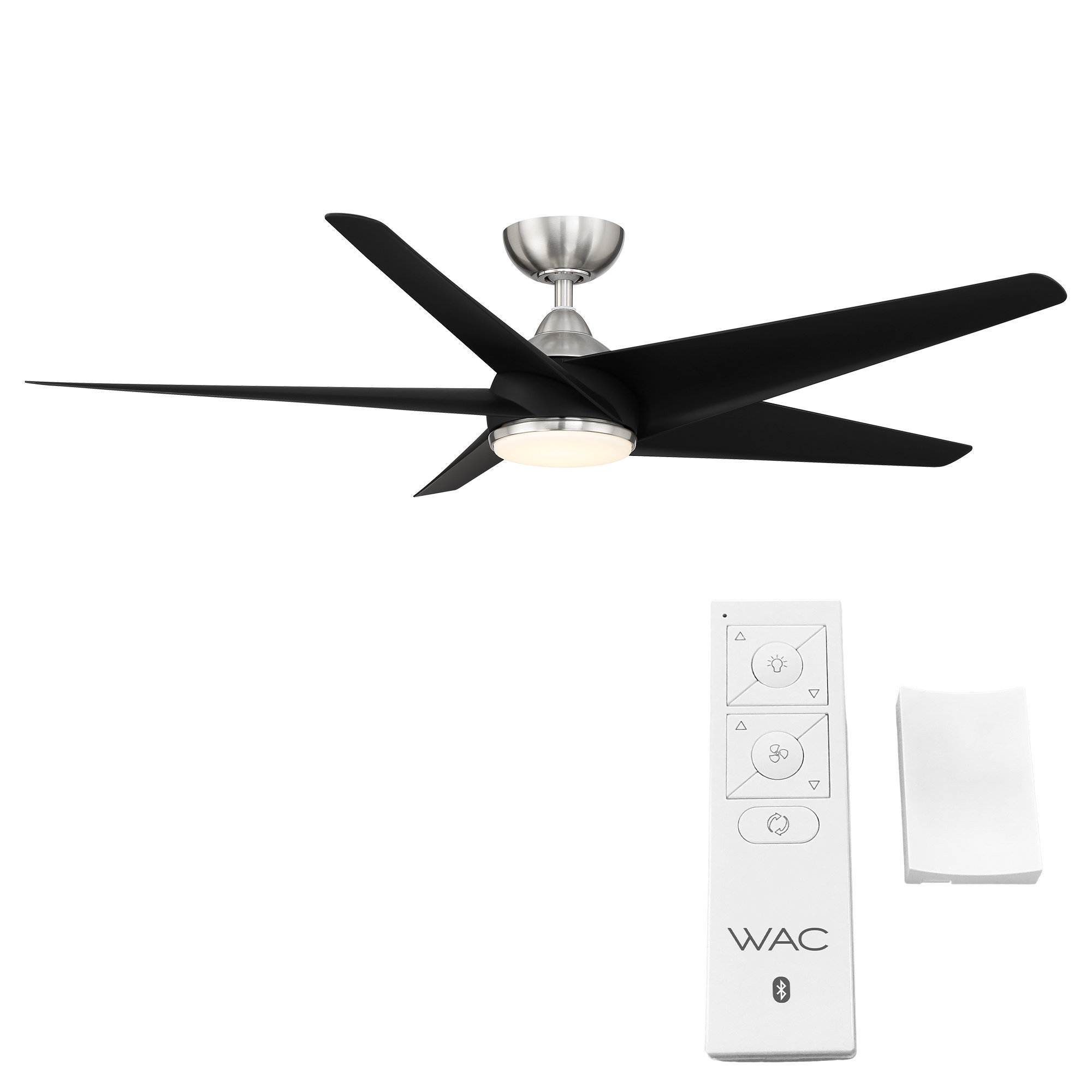 WAC Limited Fans 60" Viper 5 - Blade Indoor/Outdoor LED Smart Propeller ...