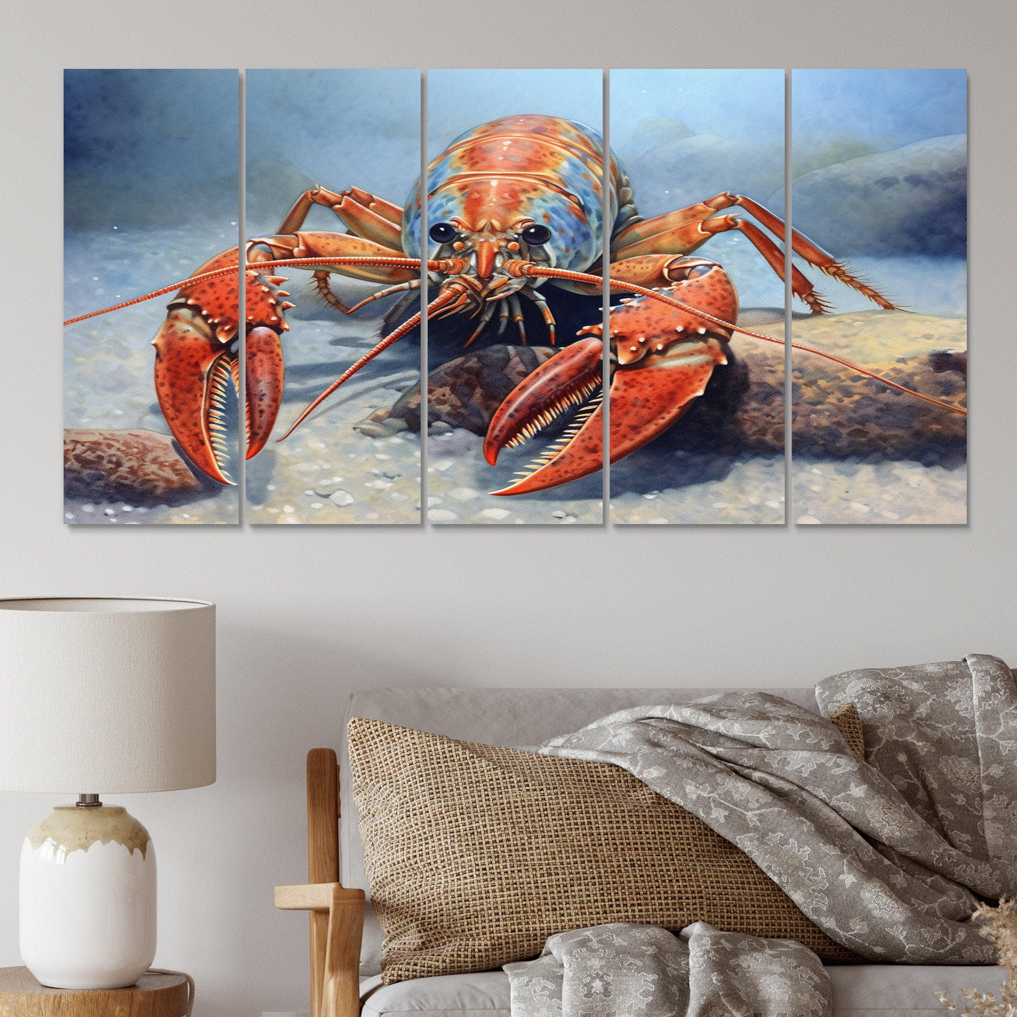 George Oliver Freshwater Crayfish I - Animals Canvas Art Print - 5 ...