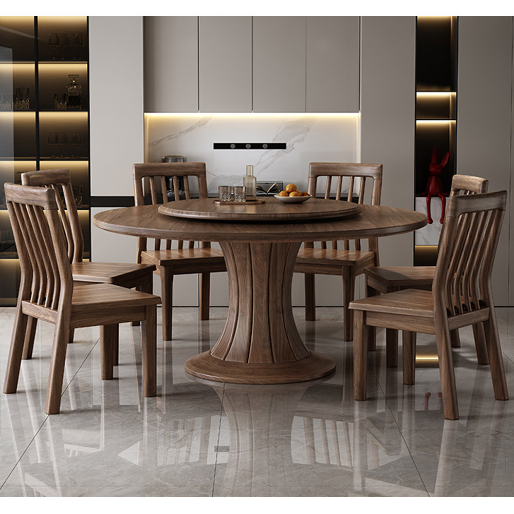Waagy American style all solid wood dining table set | Wayfair