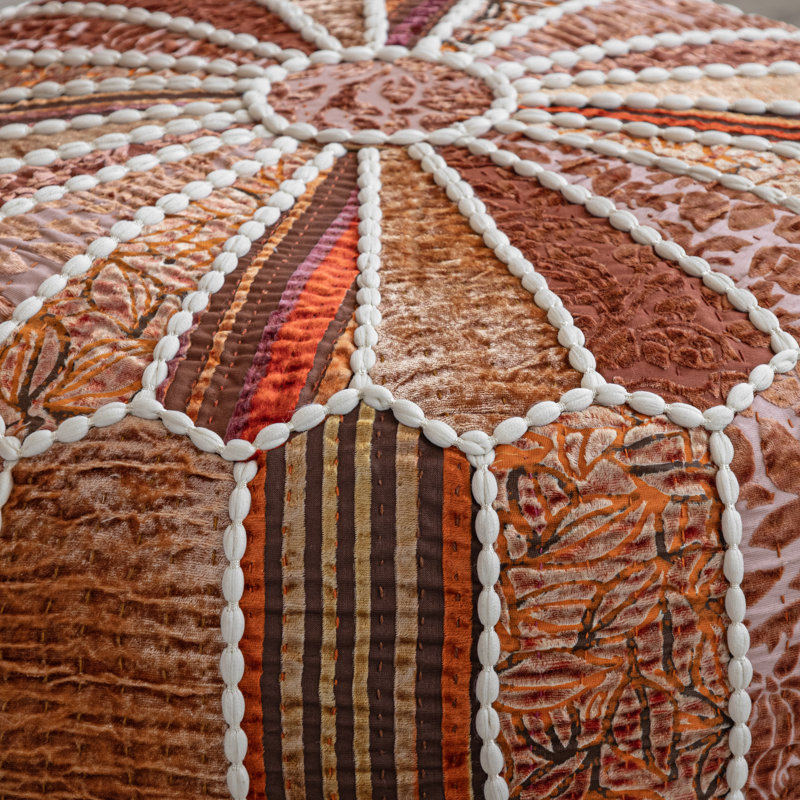 Bungalow Rose Scottlyn Velvet Pouf & Reviews | Wayfair