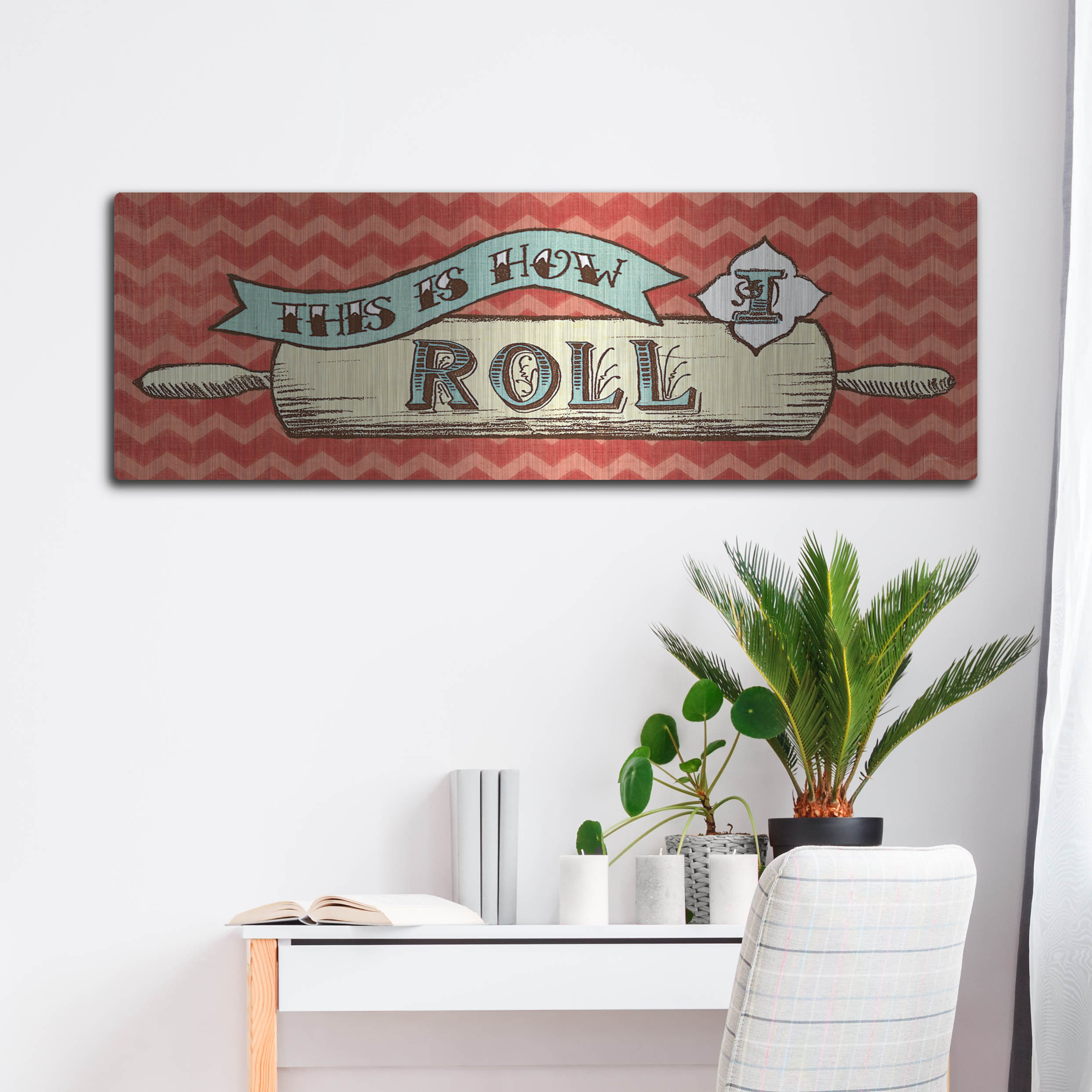 Trinx Retro Bakery - This Is How We Roll' by Mary Urban Metal Wall Art | Wayfair