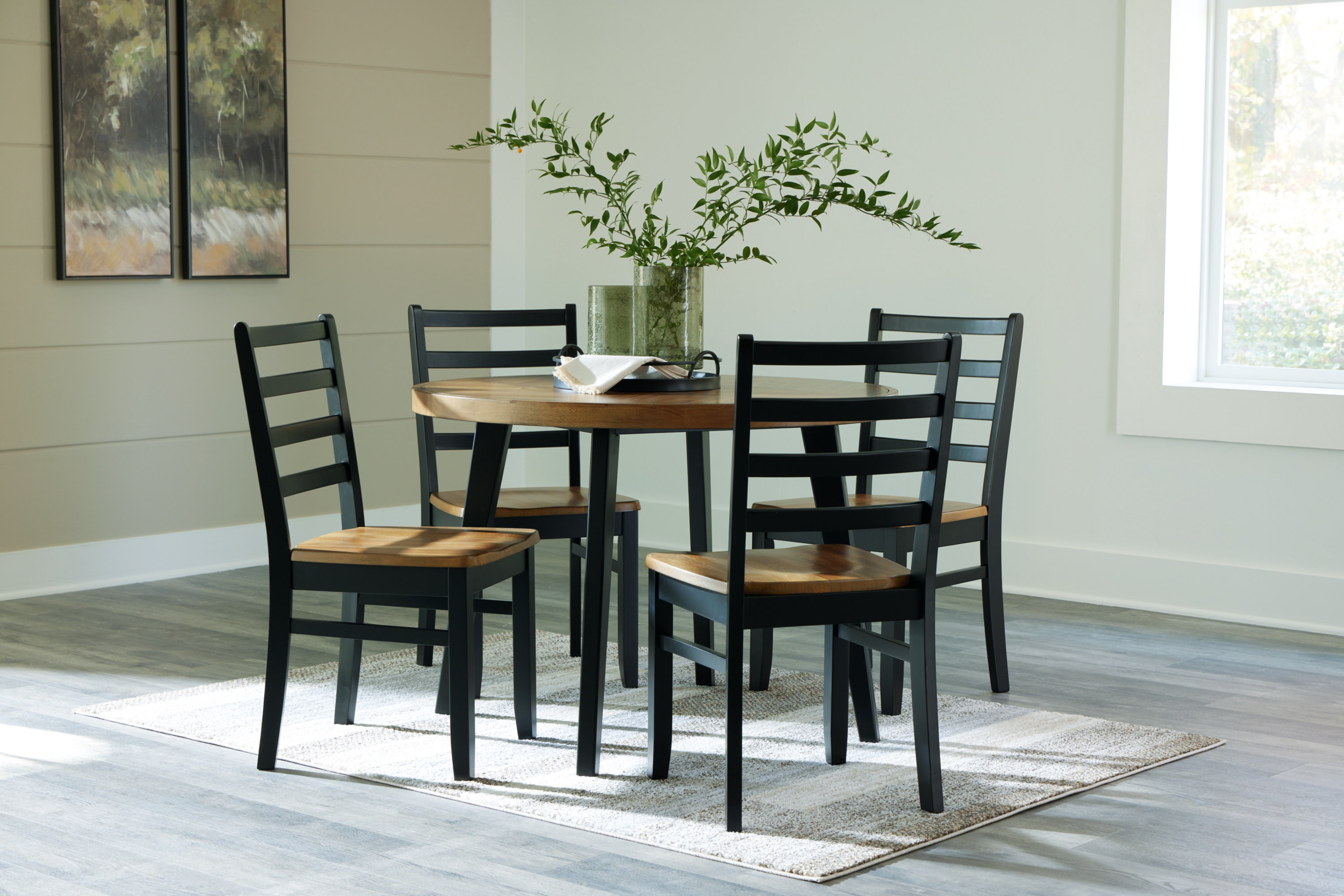 Foundry Select Wallraff Dining Table And 4 Chairs, Set Of 5 | Wayfair