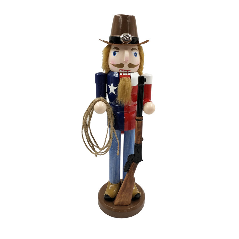 The Holiday Aisle® 14" Texas Cowboy Nutcracker & Reviews | Wayfair