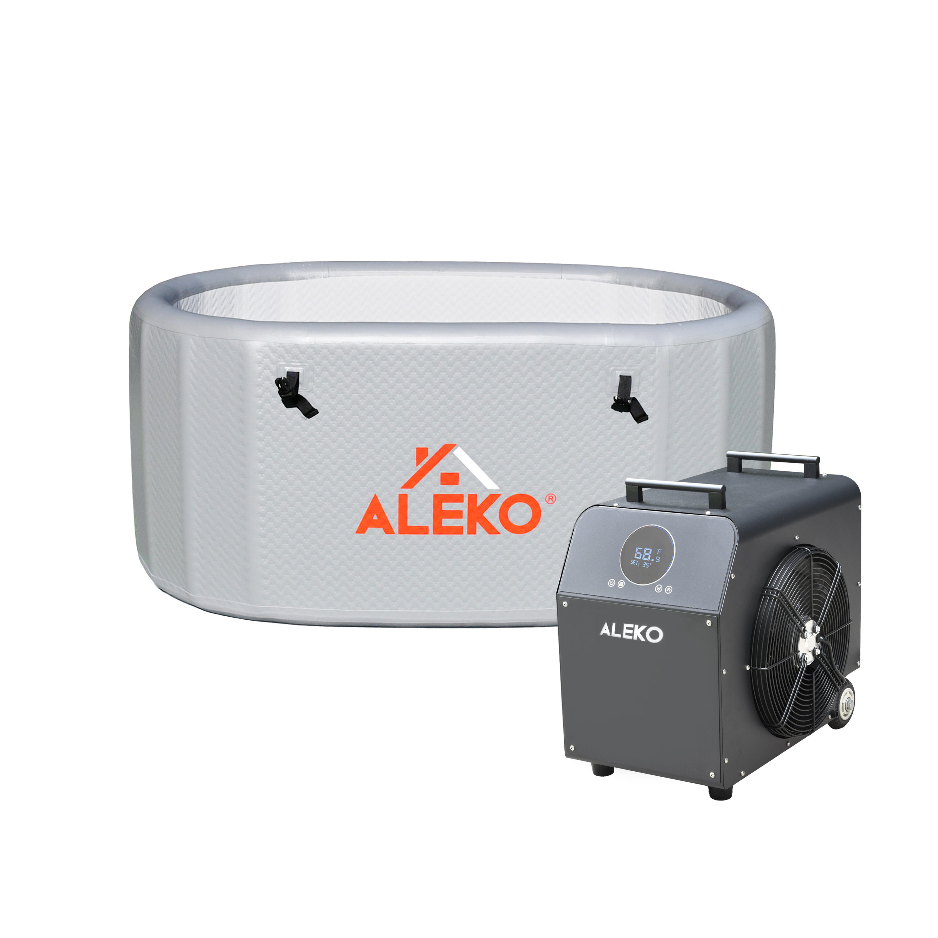 ALEKO Inflatable Cold Plunge and 0.8 Chiller Kit | Wayfair