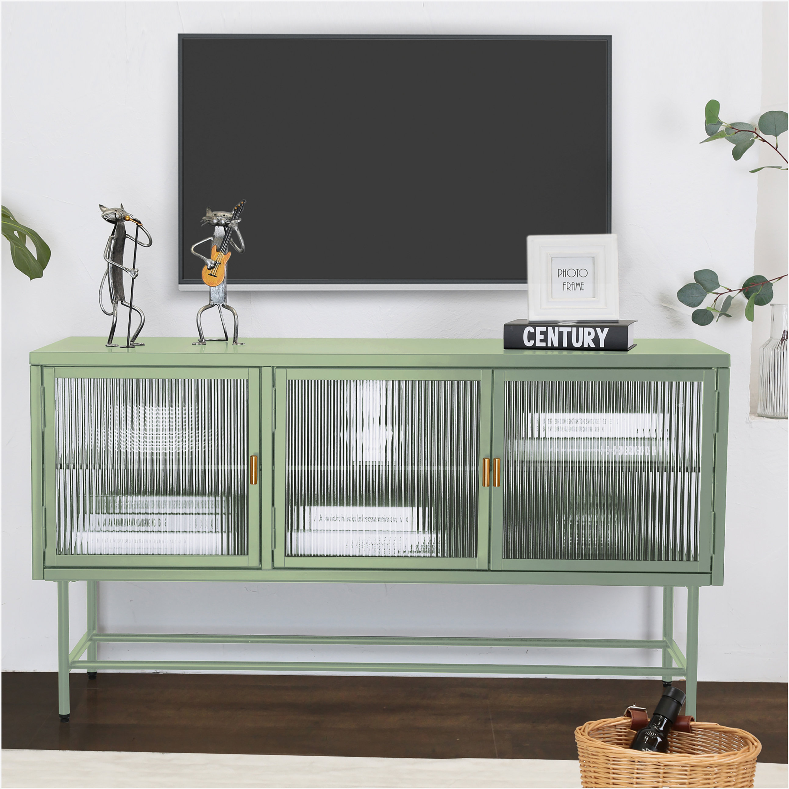 Latitude Run® Steel TV Stand | Wayfair