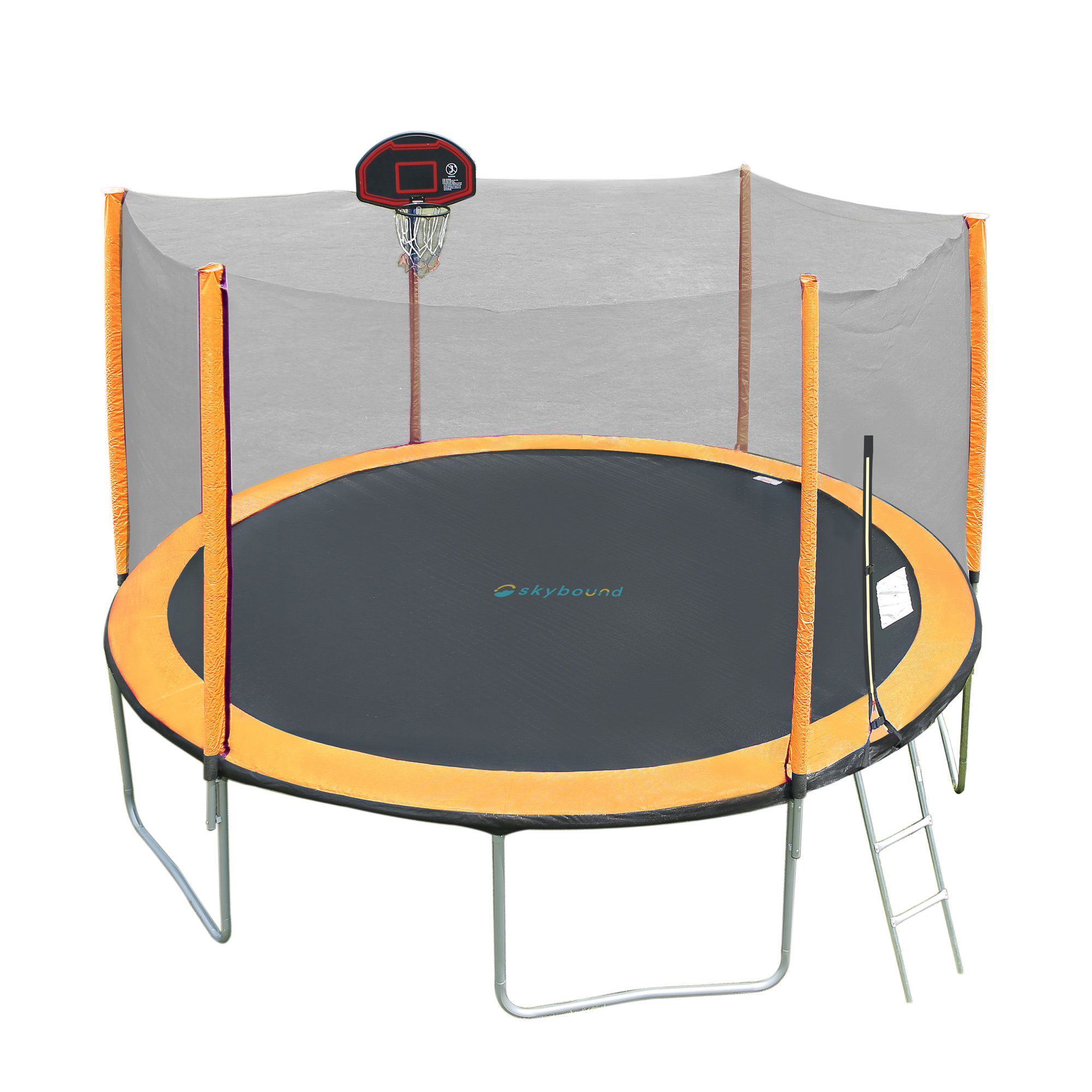 SKYBOUND 14' Round Backyard Trampoline with Safety Enclosure | Wayfair