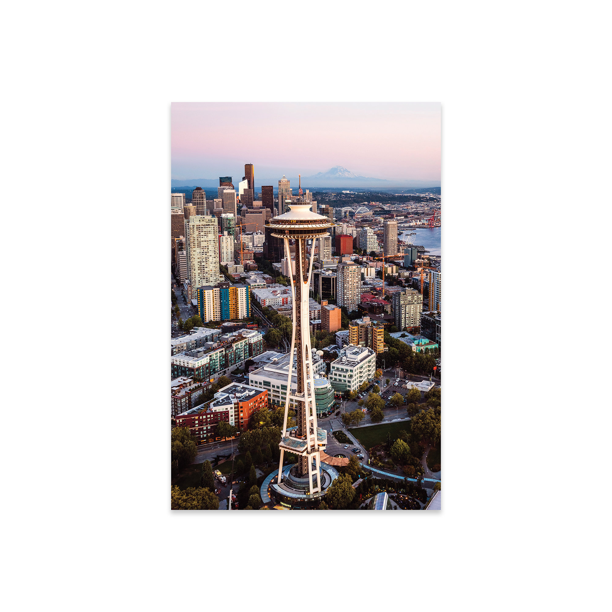 Ebern Designs Seattle Sunset III by Matteo Colombo Painting | Wayfair