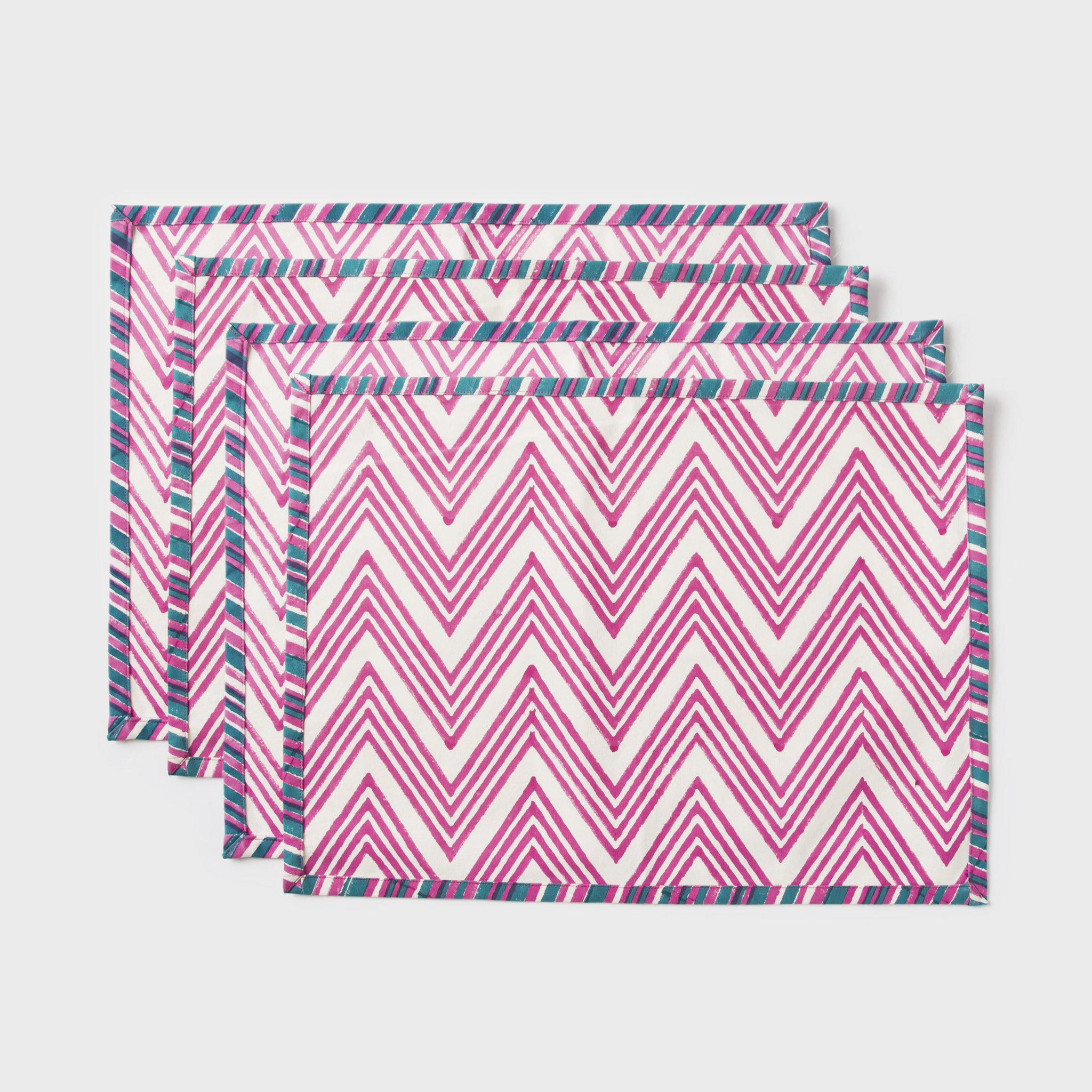 Birch Lane™ Phillipa Zigzag Placemats | Wayfair