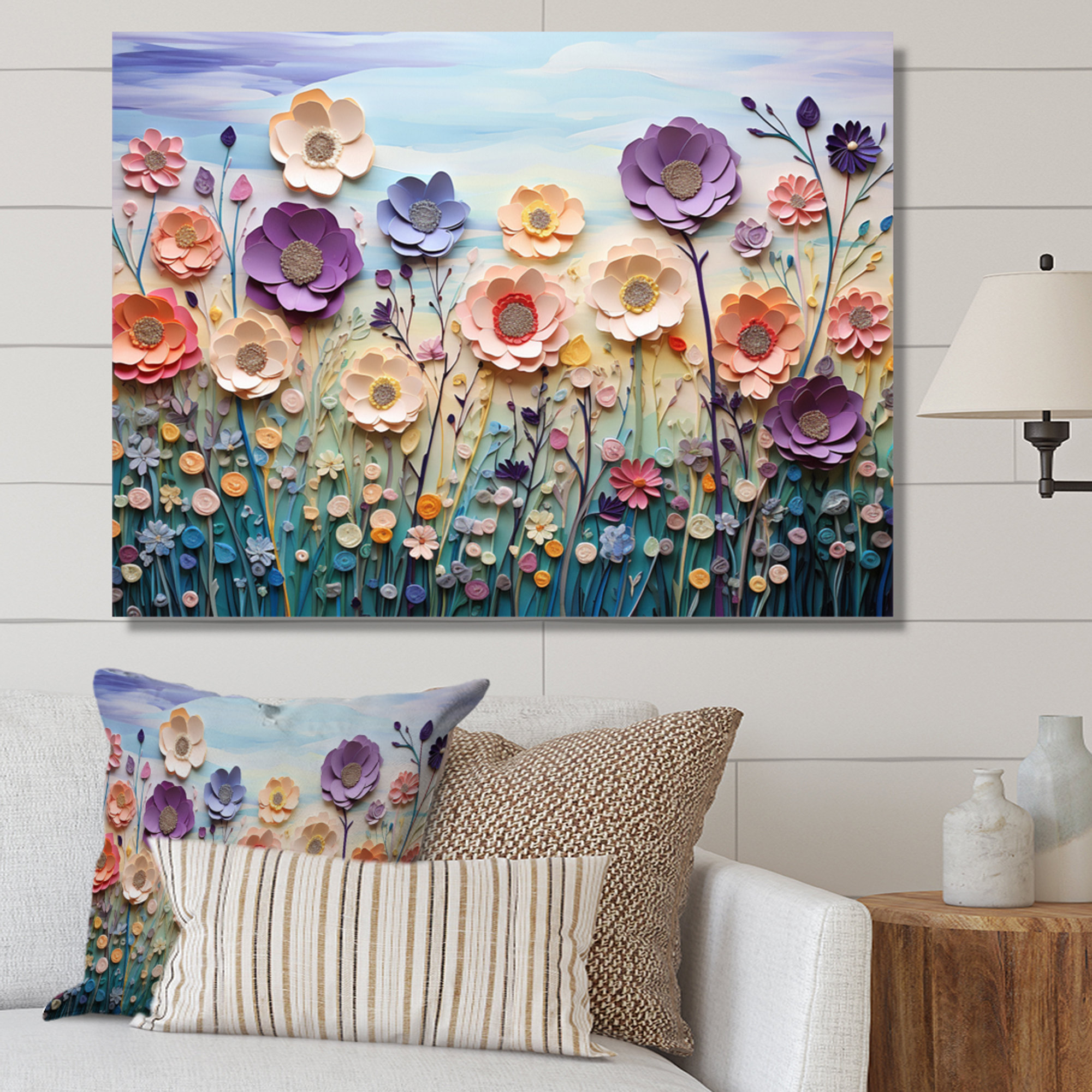Red Barrel Studio® Meadow Melody II On Canvas Print | Wayfair