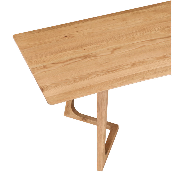 AllModern Fischer 71'' Ash Solid Wood Dining Table & Reviews | Wayfair