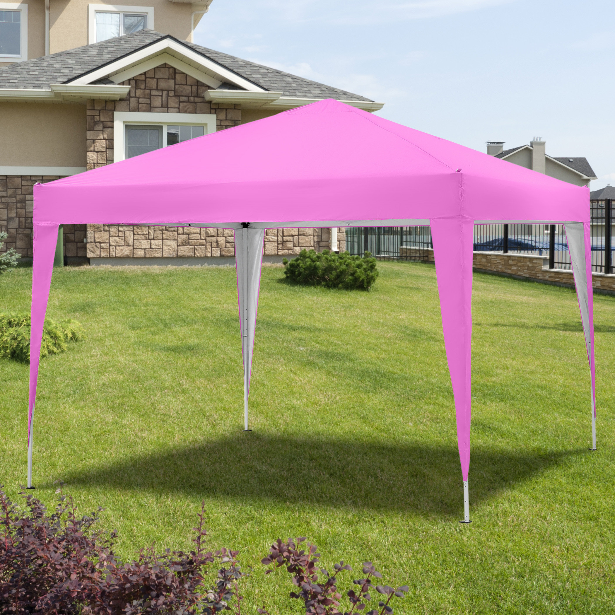 TIMEGARDEN 10 Ft. W x 10 Ft. D Steel Party Tent Canopy | Wayfair