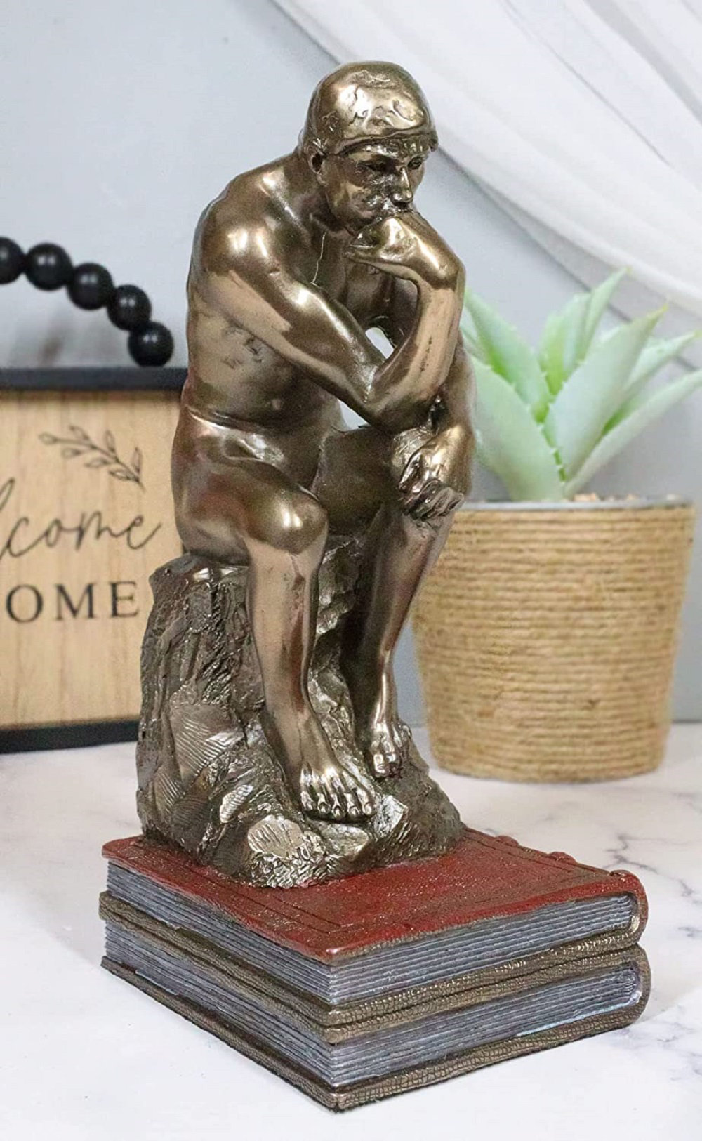 Red Barrel Studio Auguste Rodin Le Penseur The Thinker Nude Man Sitting ...