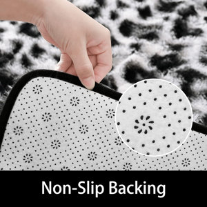 Mercer41 Rectangle Darnaja Commercial Use Area Rug with Non-Slip ...